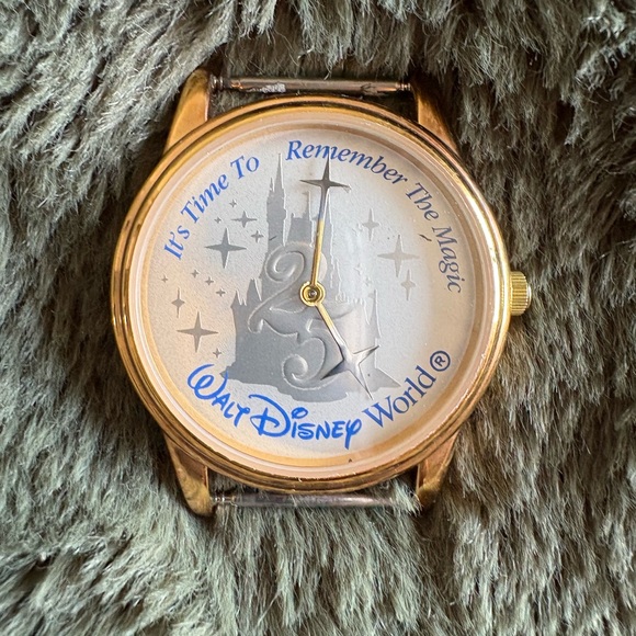 Disney | Accessories | Walt Disney World Gold And Silver Watch Face ...